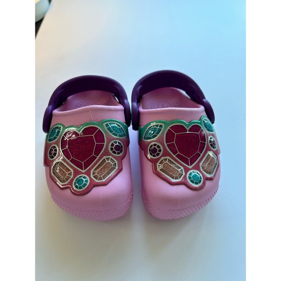 Croc | Shoes | Crocs Fun Lab Cross Light Light Up Pink Sandals Size 4 ...